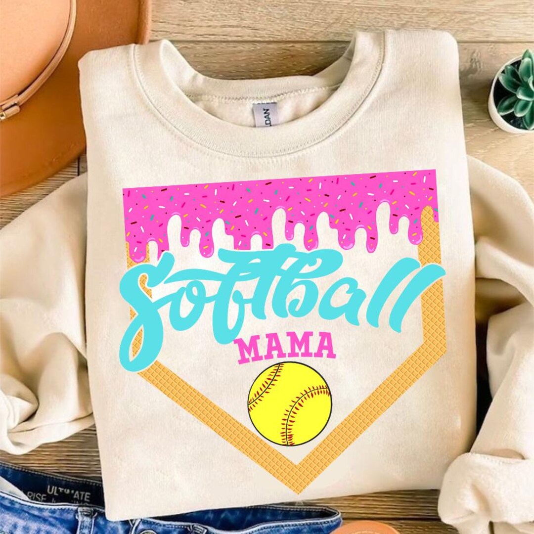 Softball Drip PNG, Ice Cream Drip, Respect the Drip, Softball Mama ...