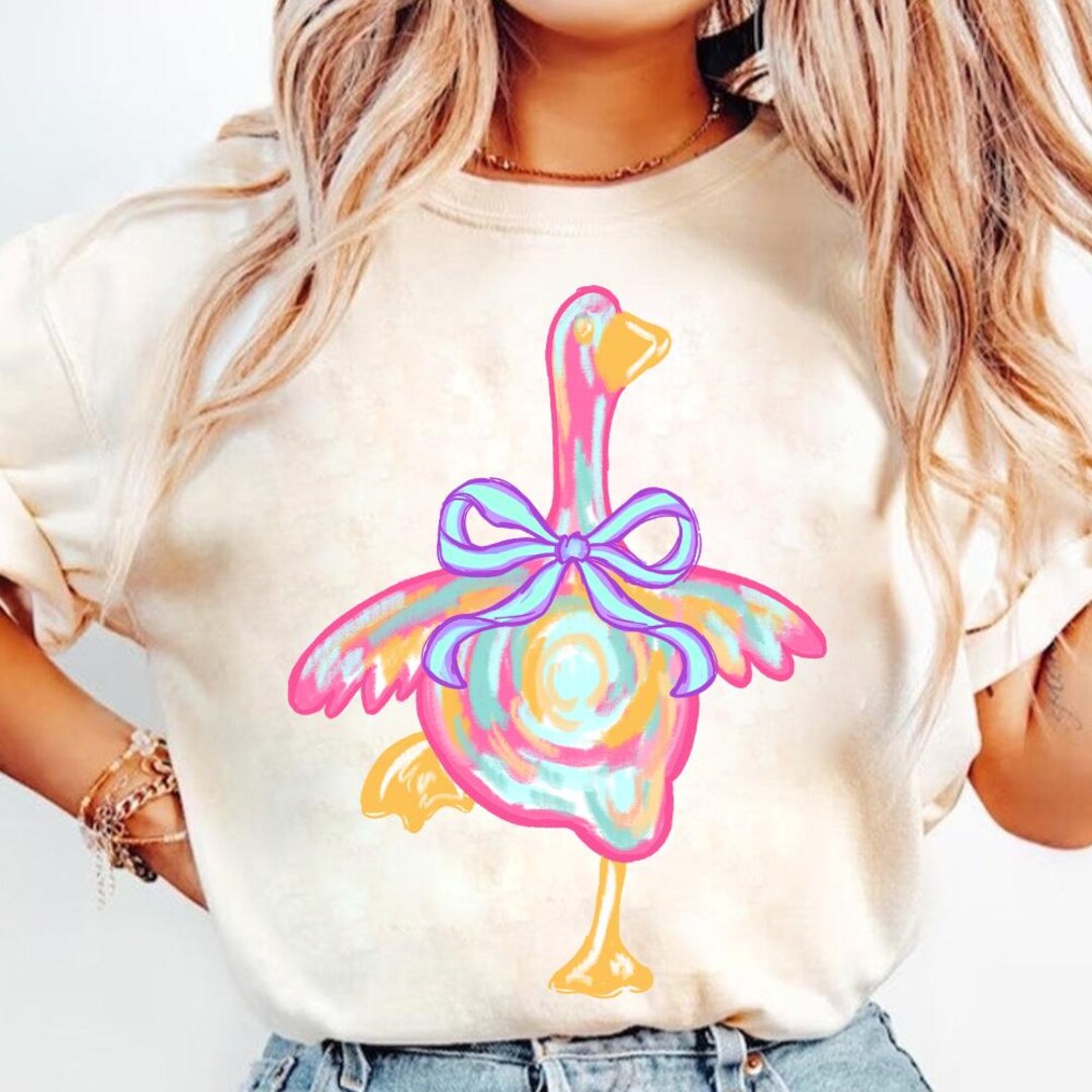 Preppy Goose Brushstroke Png, Mama Goose Png, Silly Goose on the Loose ...