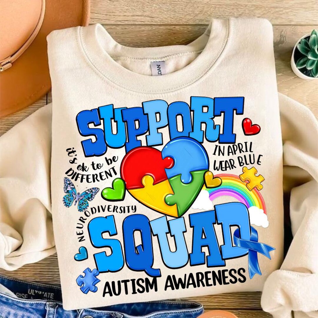 Family Autism Support Squad Png, Autism Awareness Png, Autism Teacher ...