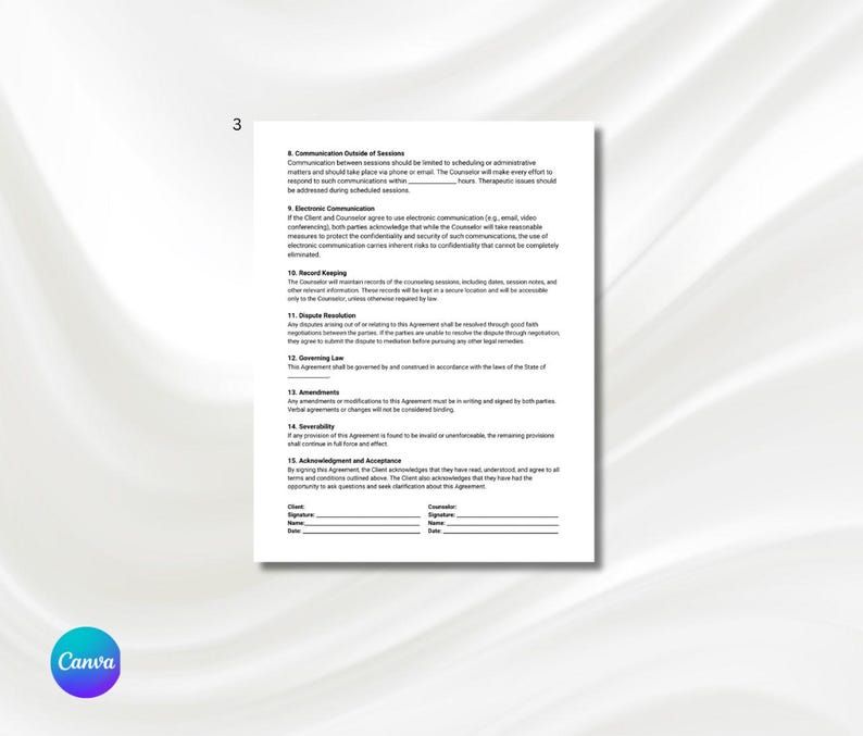 Counseling Forms Bundle, Mental Health Client Intake Form, Therapy ...