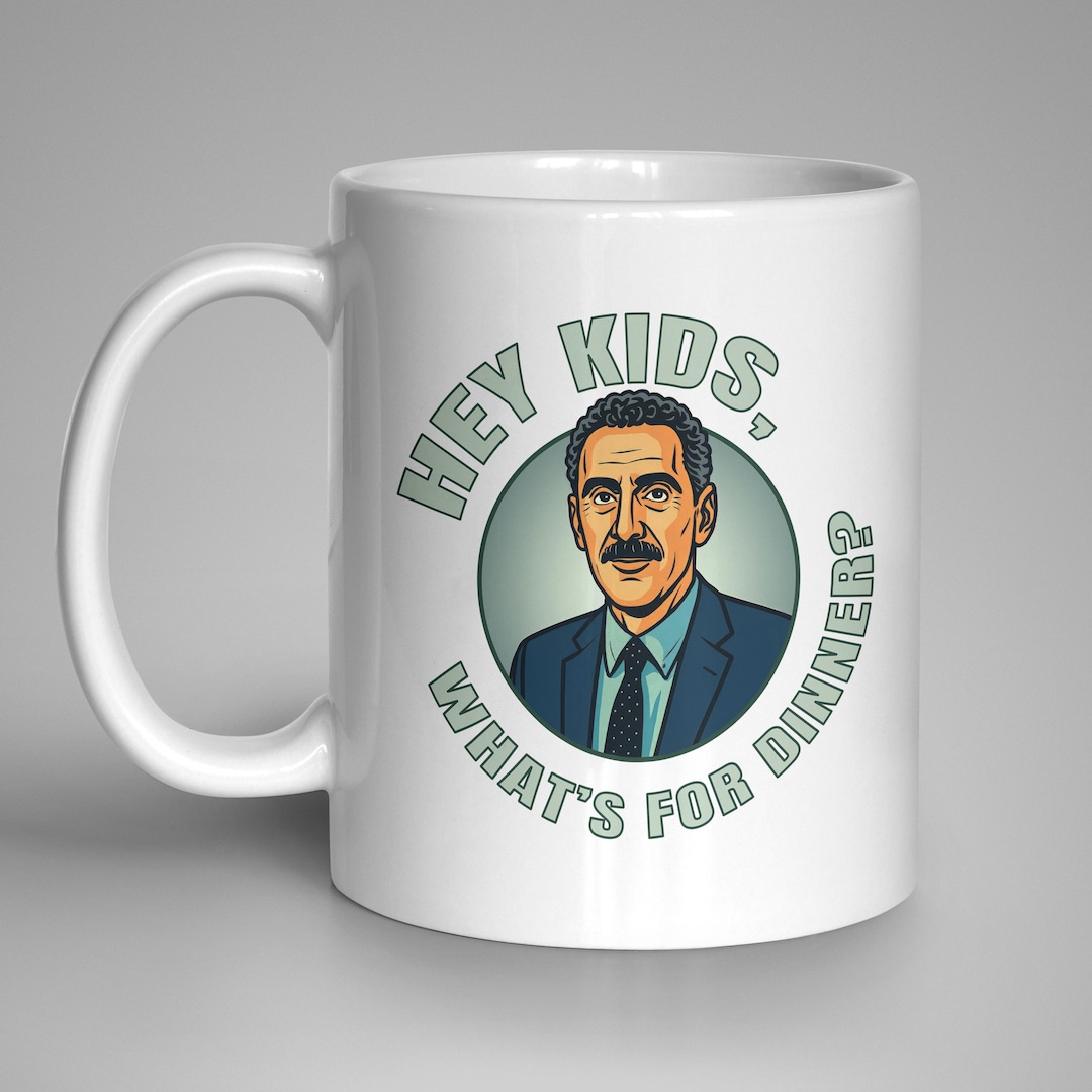 Severance TV Show Ceramic Mug, Irving, Irv From Severance, Hey Kids ...
