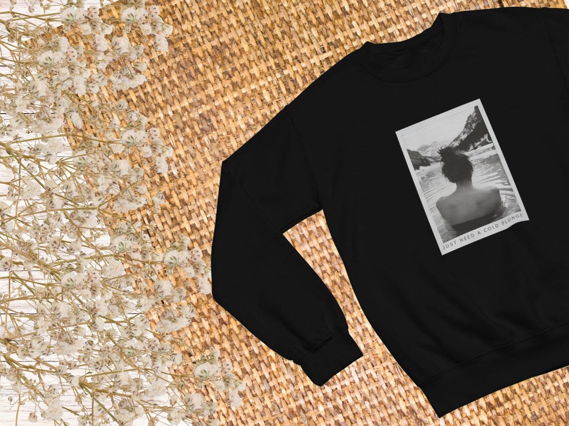 Just Need a Cold Plunge Polaroid Crewneck Sweater | Cold Plungers ...