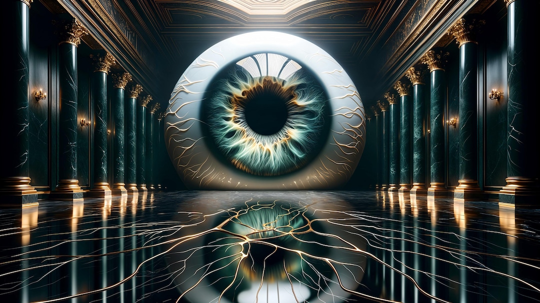 Giant Eye in Marble Temple 2 - Etsy
