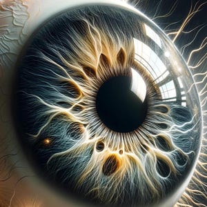 Giant Eye in Marble Temple - Etsy