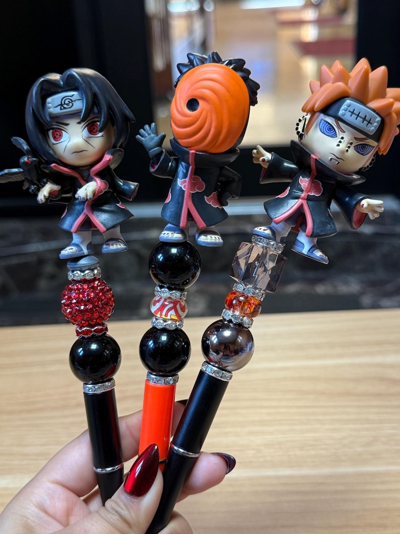 Naruto Inspired Pens — Itachi, Obito, Konan & Pain - Etsy