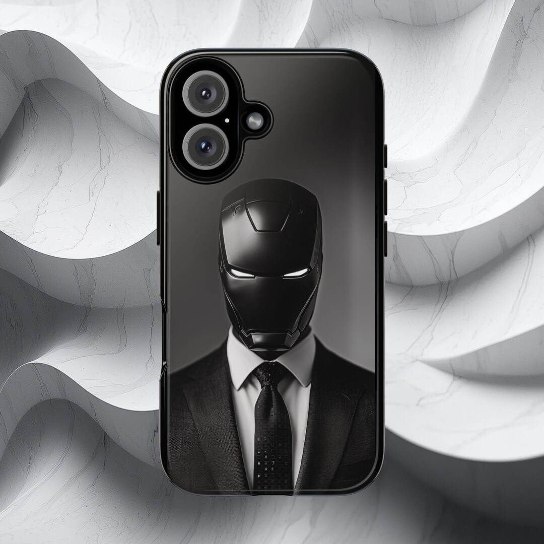 Unique NEW Design Cool Portrait Iron Man Phone Case iPhone Samsung ...