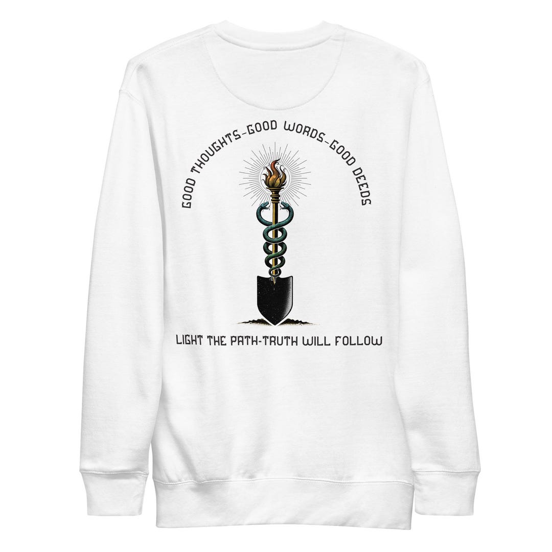 Path of Asha: Good Thoughts, Good Words, Good Deeds Unisex Premium ...