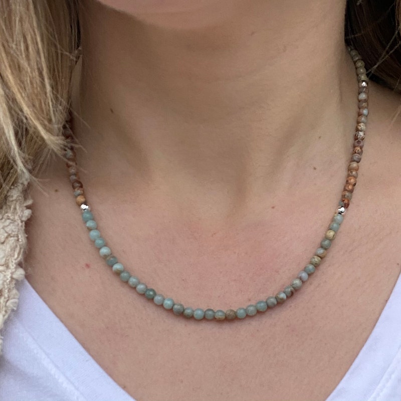 Boho Beaded Necklace - Etsy