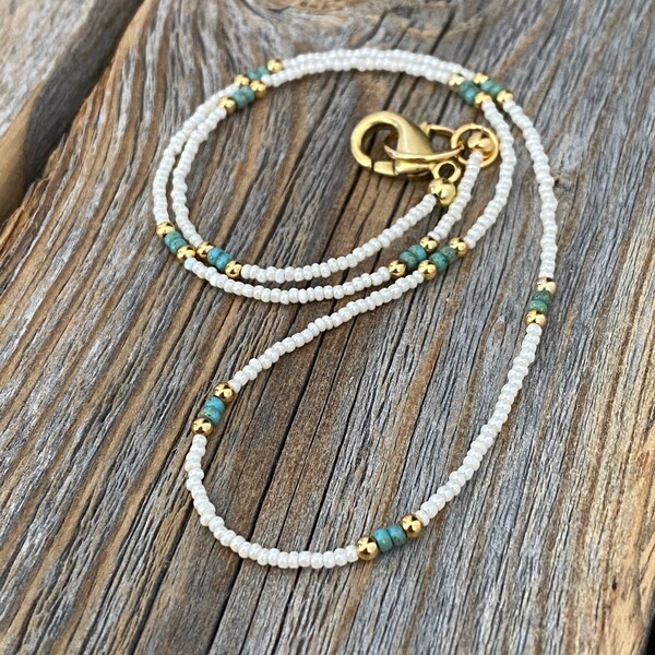 Seed Bead Necklace - Etsy