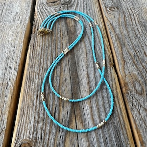Beaded Necklace, Layered Necklace, Beach Necklace, Beachy Necklace ...