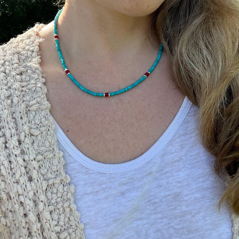 Red Turquoise Western - Etsy