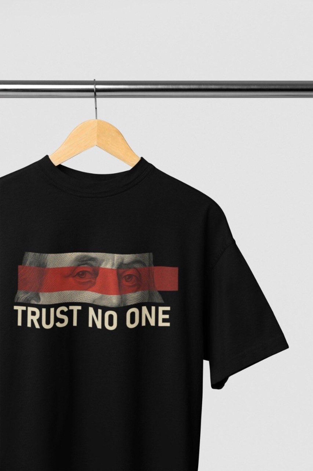 Trust No One T-shirt – Eye Graphic Tee, Anti-establishment Streetwear ...