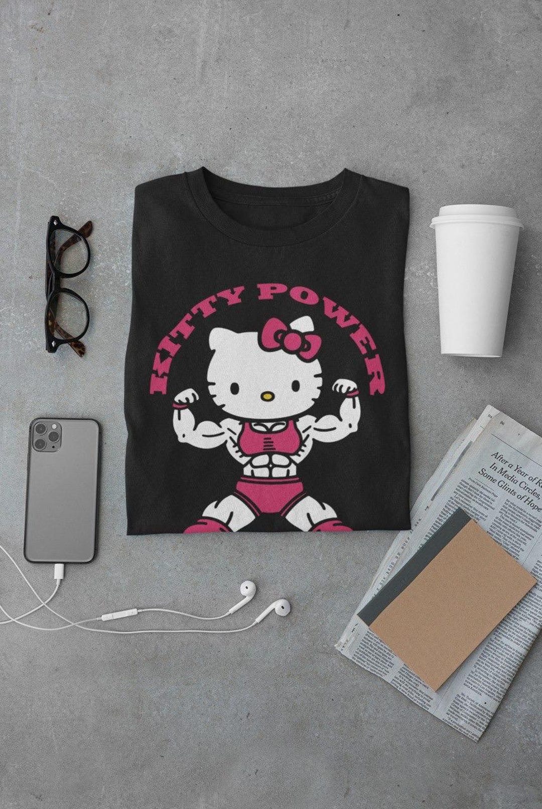 Hello Kitty T-shirt - Cute Cartoon Tee for Girls and Adults | Hello ...