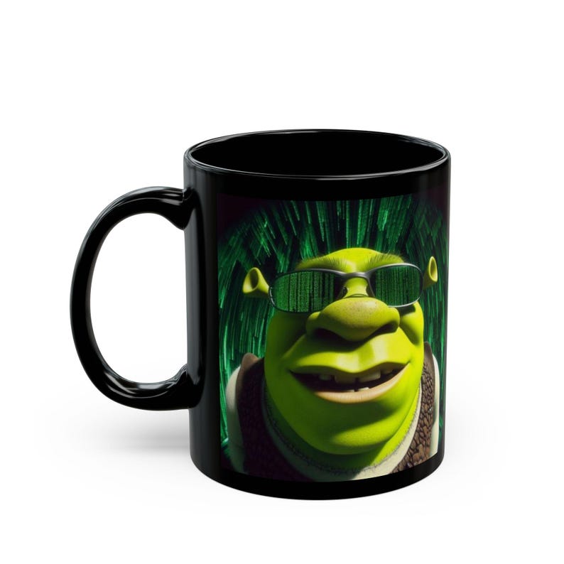 Cartoon Shrek Mug - Perfect Gift for Fans,coffee Cup, Funny Movie ...