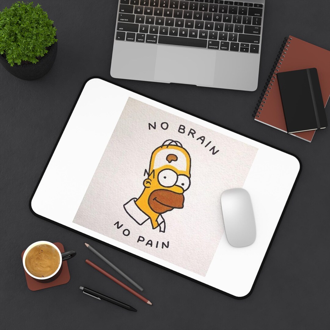 Simpsons Desk Mat Perfect Gift, Custom Desk Mat, Mouse Pad, Office ...