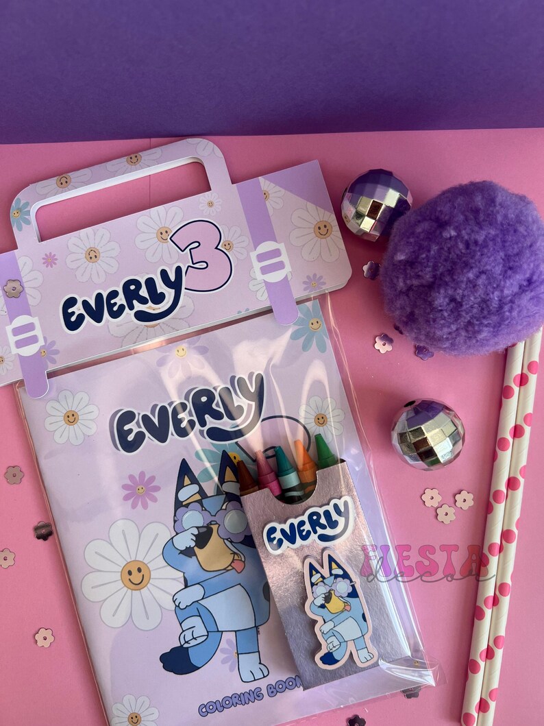 Customized Coloring Book W/crayons - Etsy