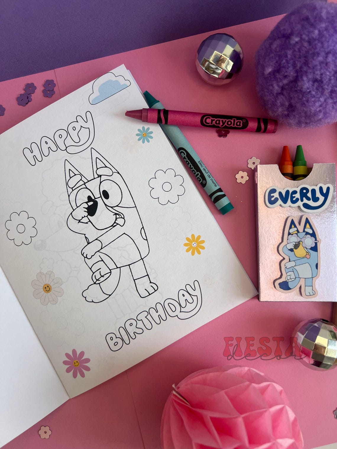 Customized Coloring Book W/crayons - Etsy