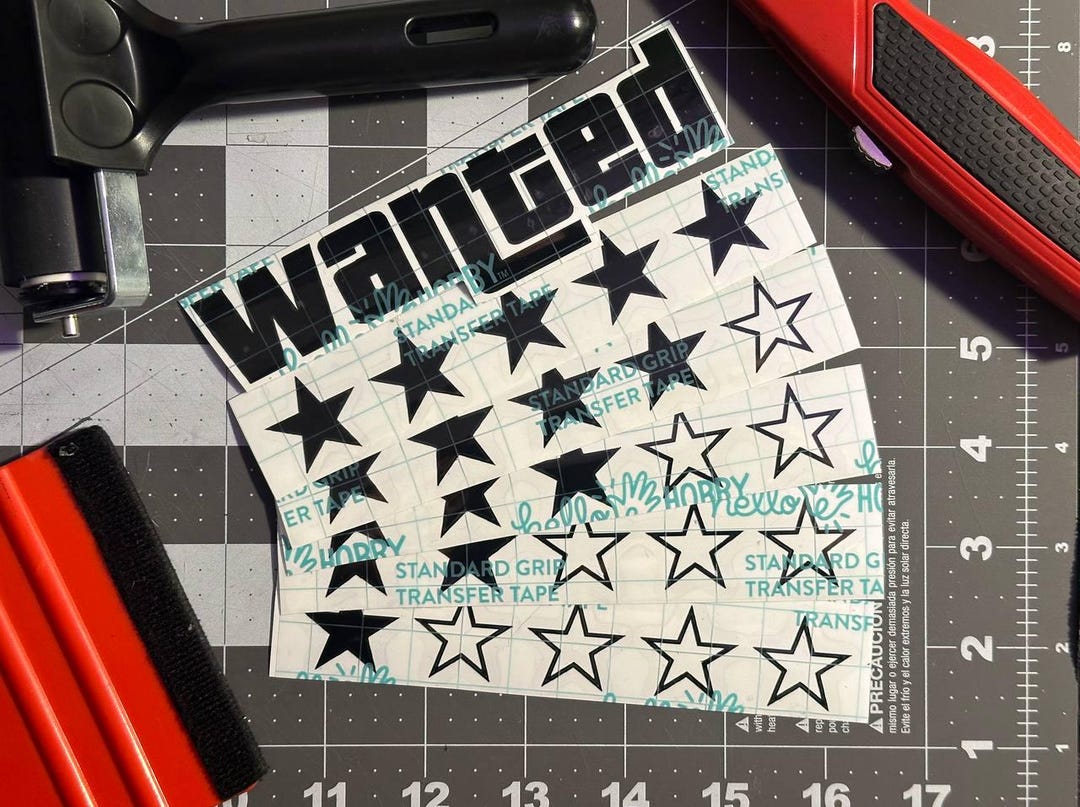 Grand Theft Wanted Stars Vinyl Decal Car Motorcycle Window Sticker - Etsy