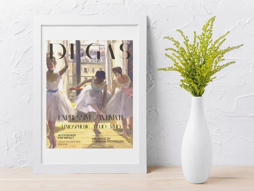 Degas Exhibition Poster, Ballet Art Poster, Degas Ballerina Print ...