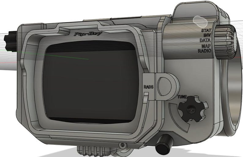 Pip-boy 3000 MK V Fallout Amazon Prime TV Show Model - 3D Printing ...