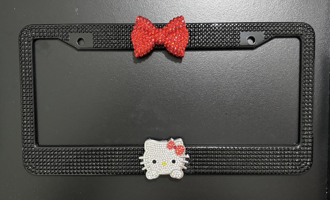 Hello Kitty License Plate Frame - Etsy