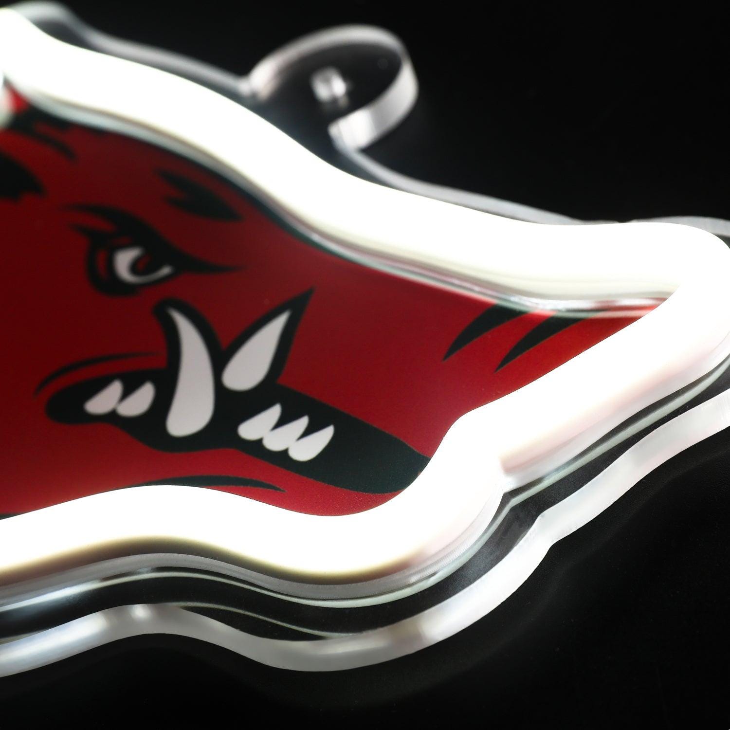 Arkansas Razorbacks Logo LED Neon Sign - Etsy