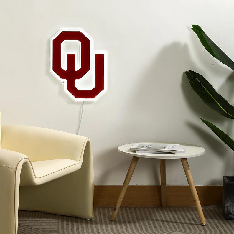 Oklahoma Sooners Logo LED Neon Sign - Etsy