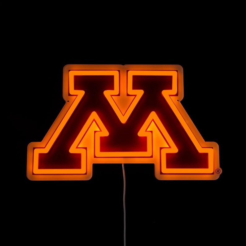 Minnesota Golden Gophers LED Neon Sign - Etsy