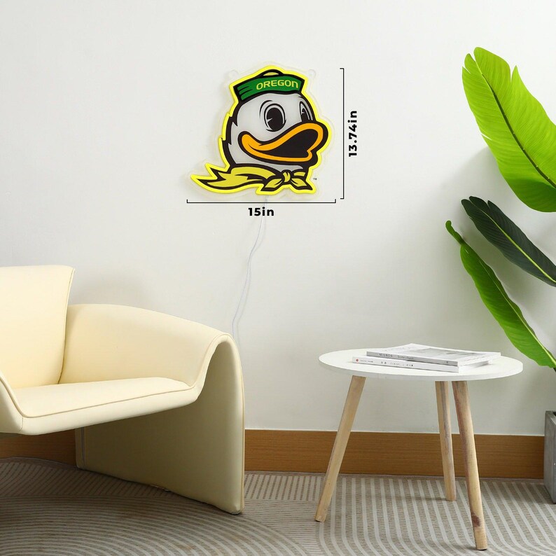 Oregon Duck Logo LED Neon Sign - Etsy