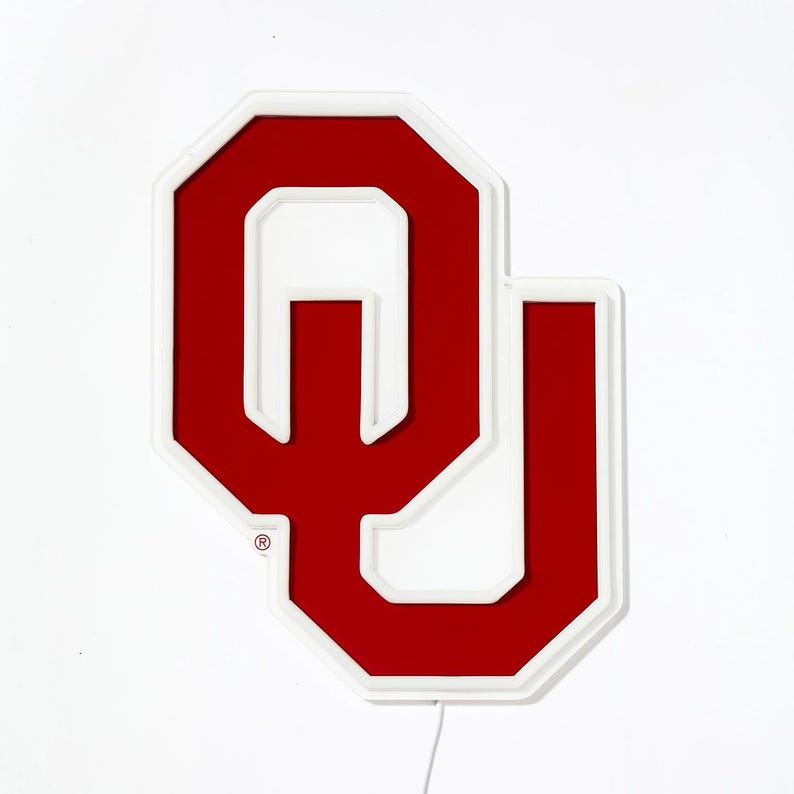 Oklahoma Sooners Logo LED Neon Sign - Etsy