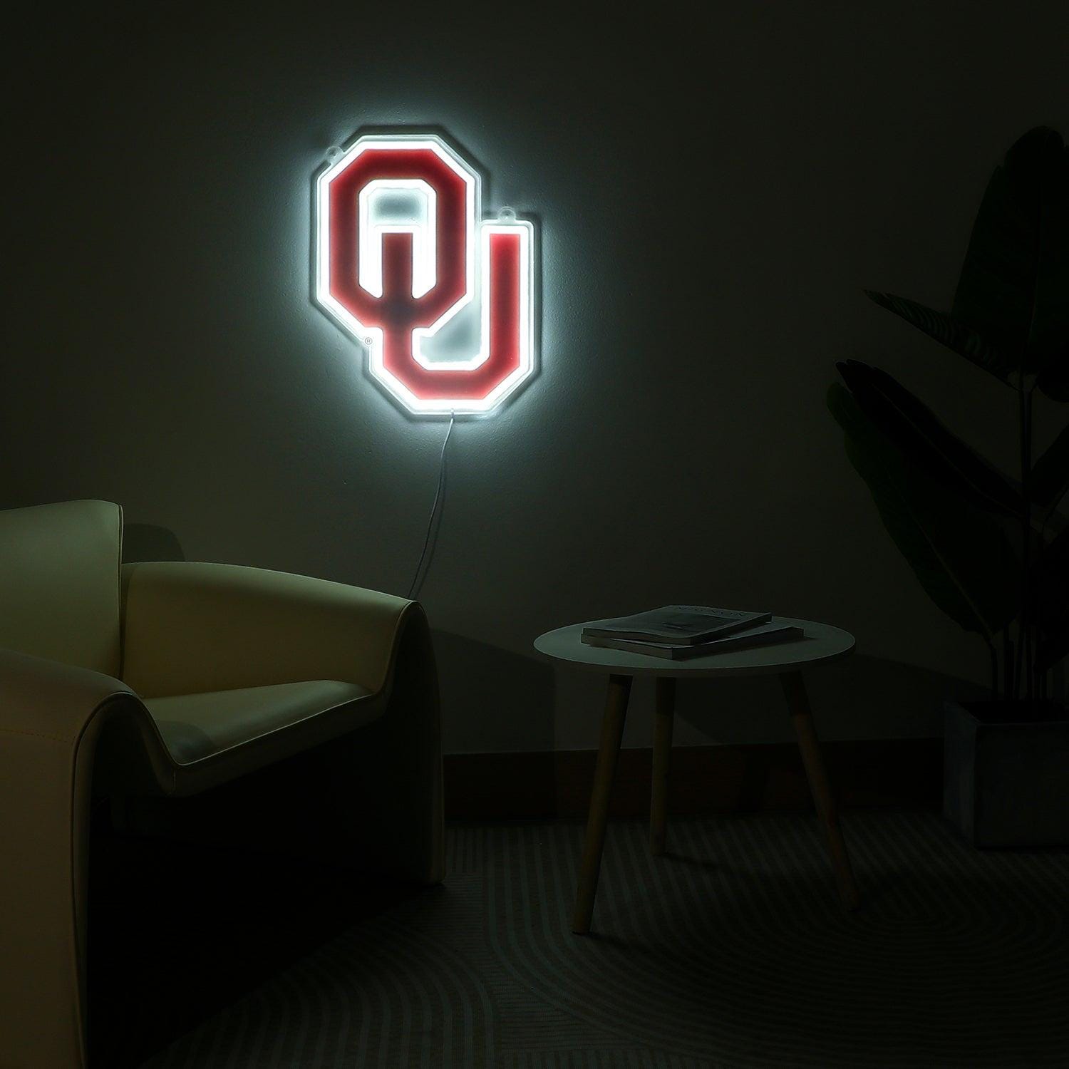 Oklahoma Sooners Logo LED Neon Sign - Etsy