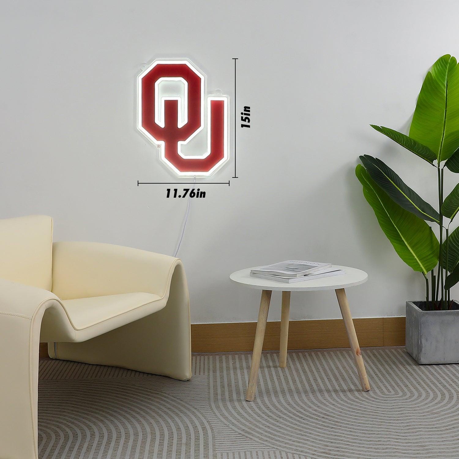 Oklahoma Sooners Logo LED Neon Sign - Etsy