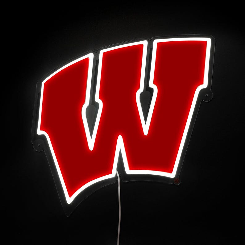 Wisconsin Badgers LED Neon Sign - Etsy