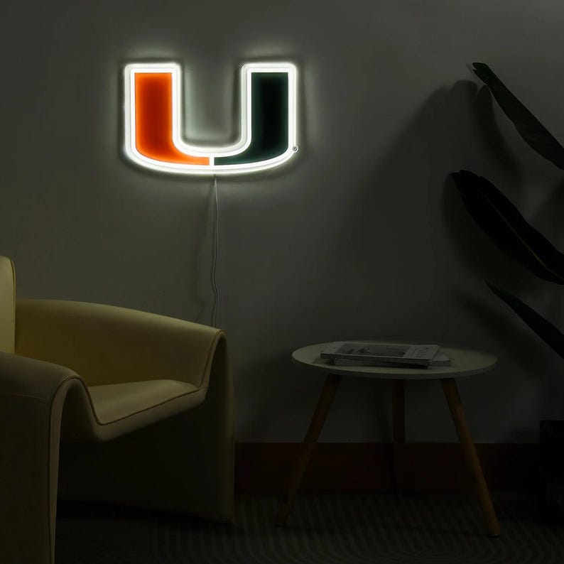 Miami Hurricanes LED Neon Sign - Etsy