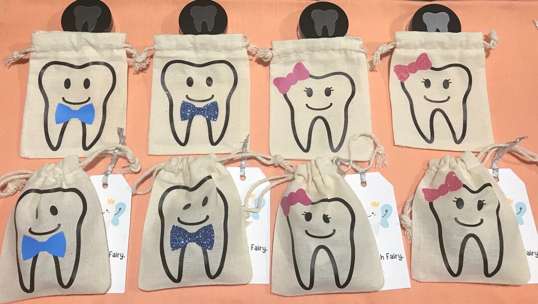 Tooth Fairy Bags With Tooth Container for Boy or Girl - Etsy