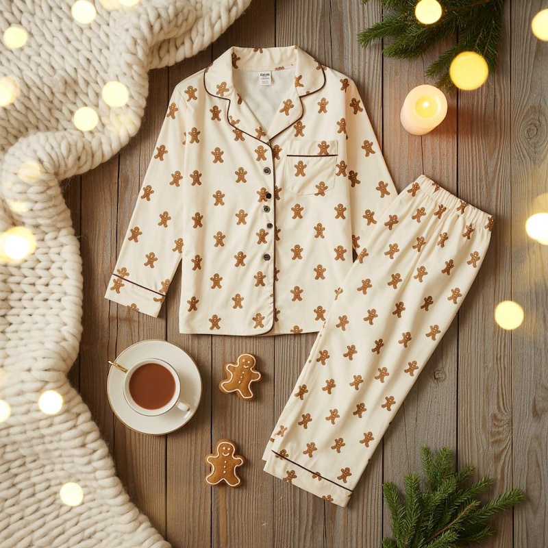 Gingerbread Pajamas - Etsy
