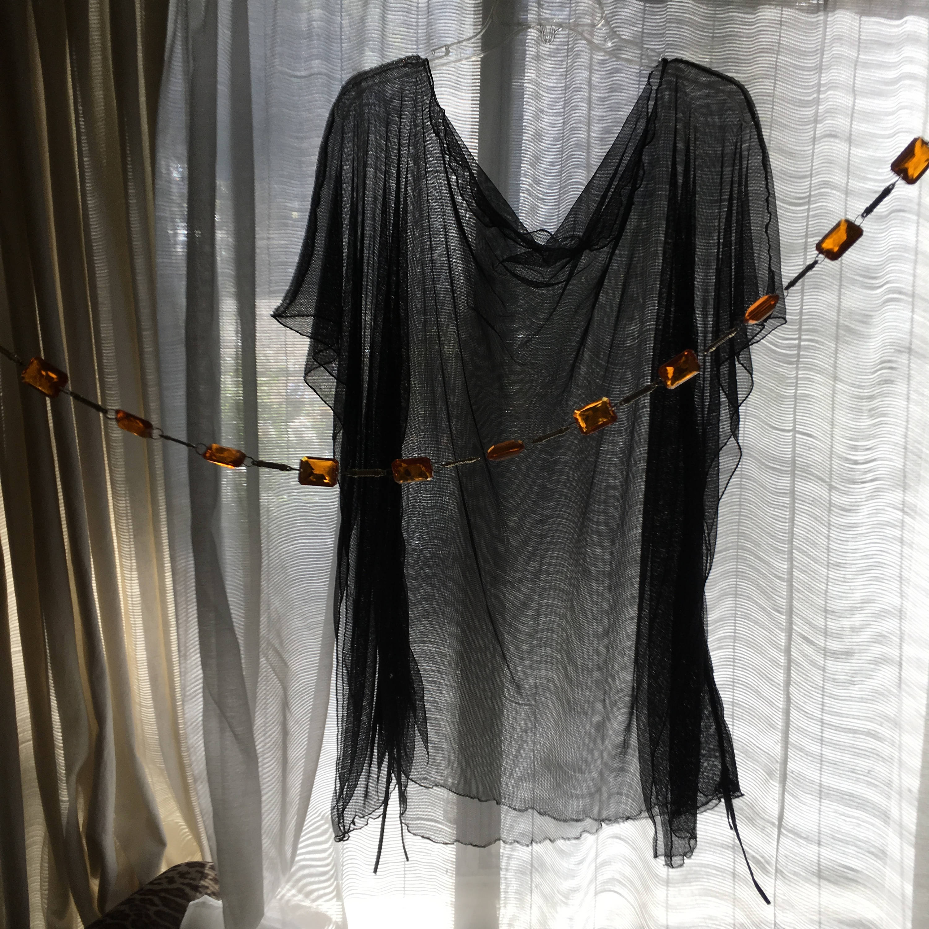 Gothic Mesh 1920s Flapper Style Frock Orig Design Size S/M - Etsy