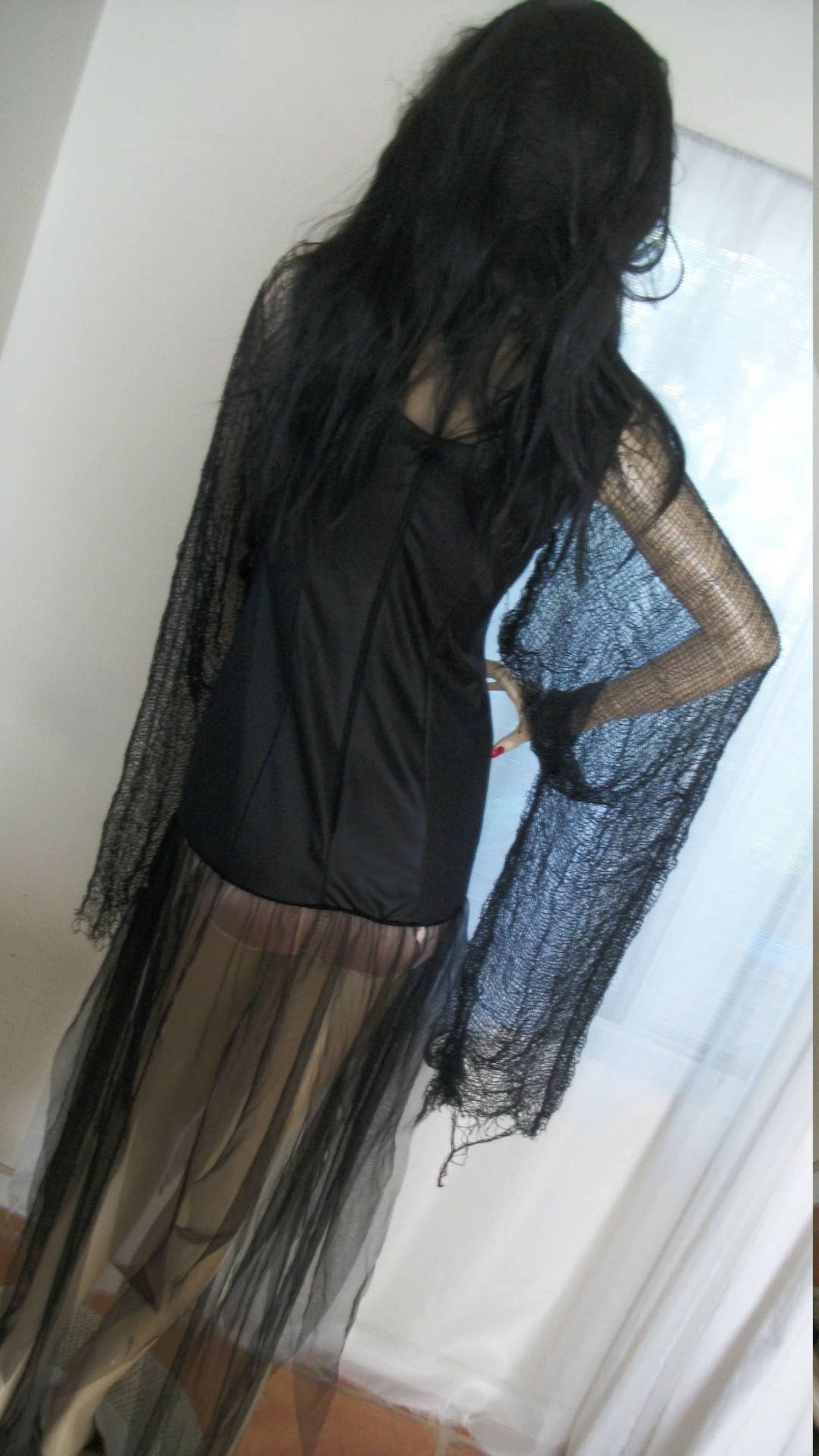 Halloween Goth Shred Wench Corset Tunic Dress Size Med Orig | Etsy