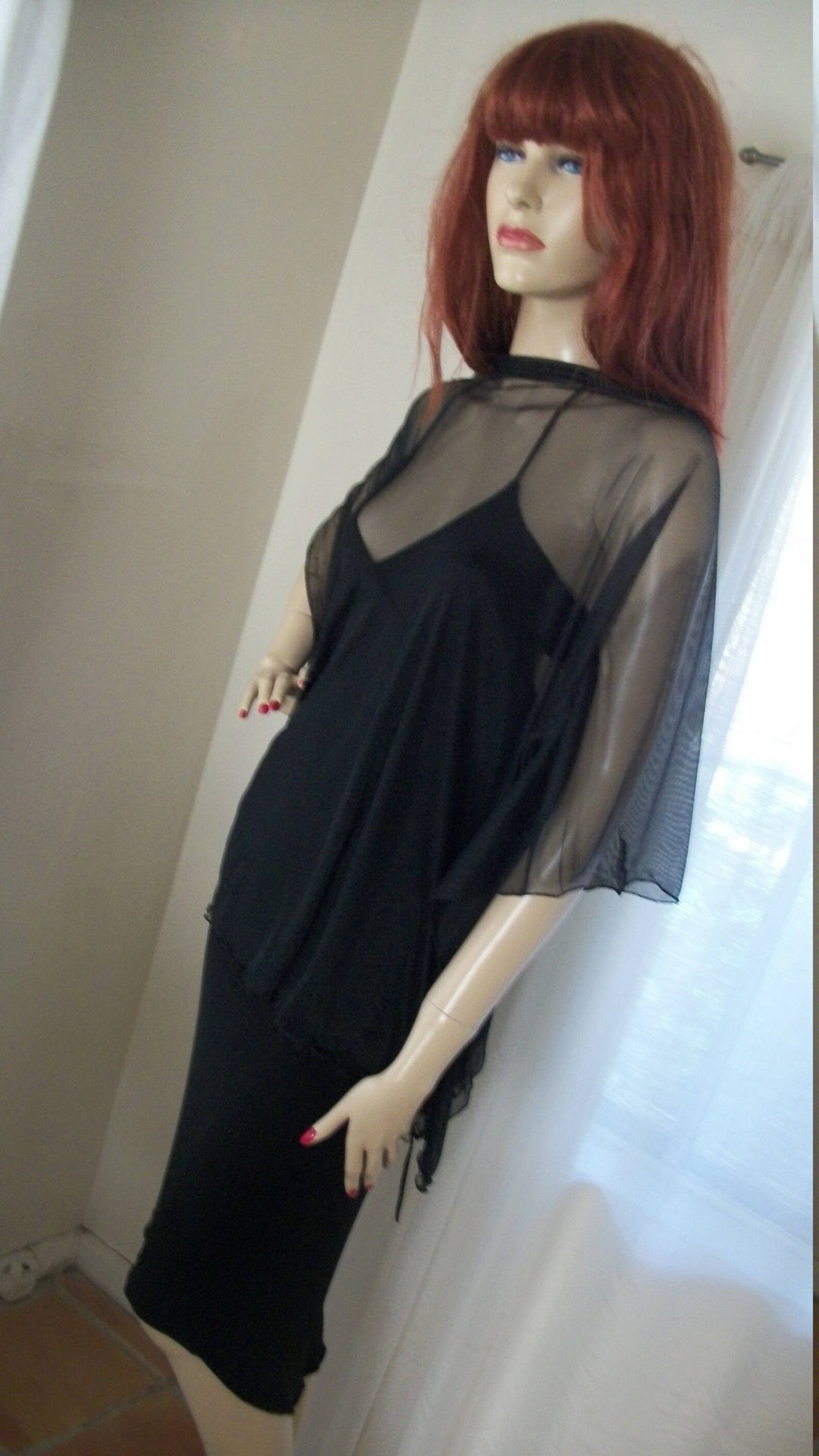 Gothic Mesh 1920s Flapper Style Frock Orig Design Size S/M - Etsy