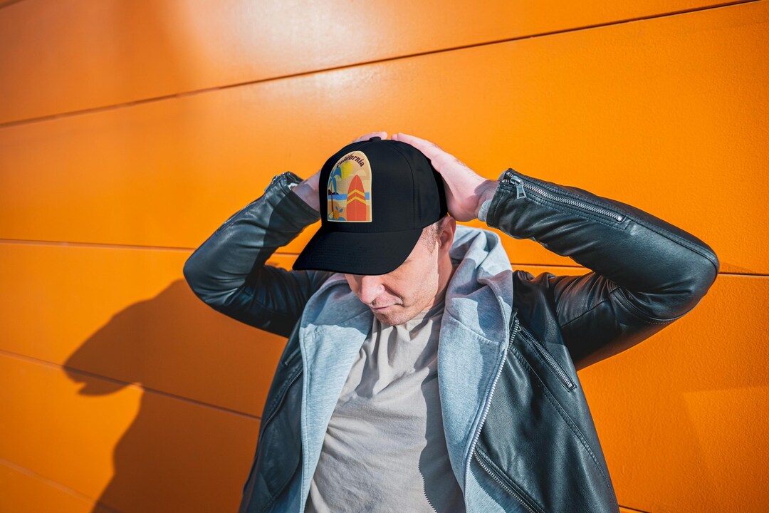 California Snapback Hat Beach Vibes Flat Bill Snapback Cap, Summer ...