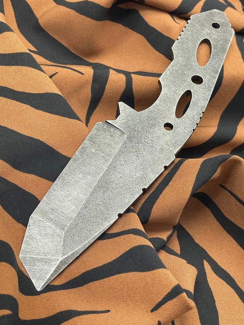 Sleipner Steel Tactical Knife Stonewash Finish Aggressive Design, 64 ...