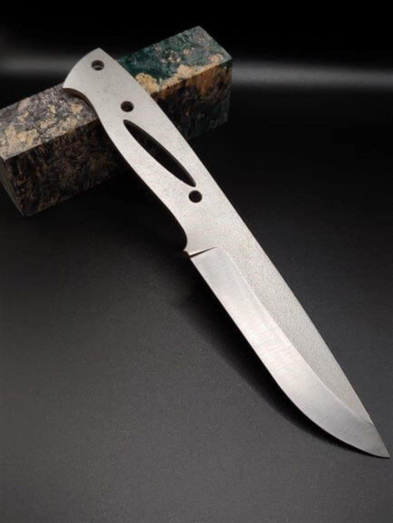 Böhler N690 Stainless Steel Knife Blank – 230mm Length, 60 HRC Hardness ...