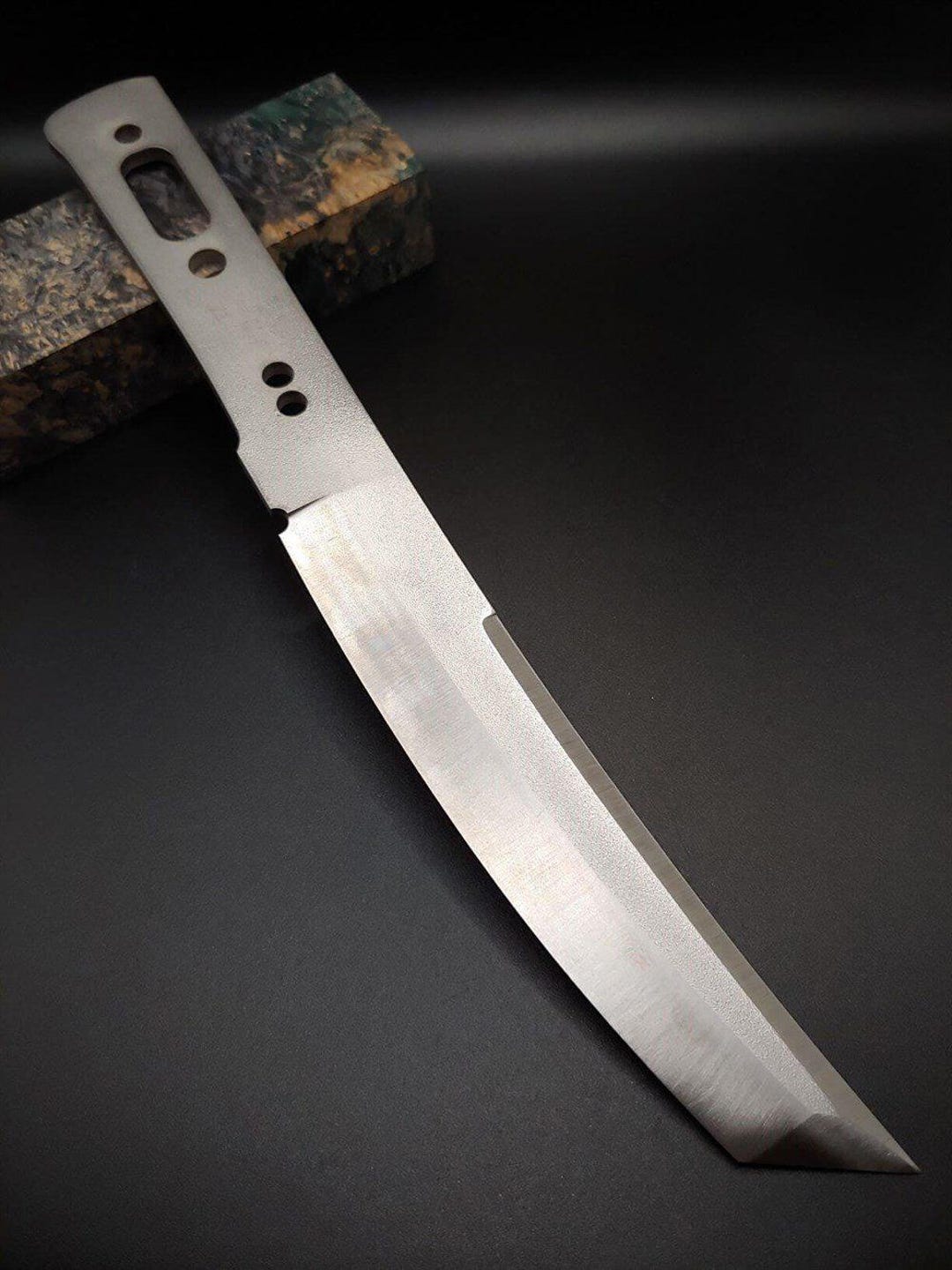 Böhler N690 Stainless Steel Tanto Blade Blank – Knife Crafting Profile ...