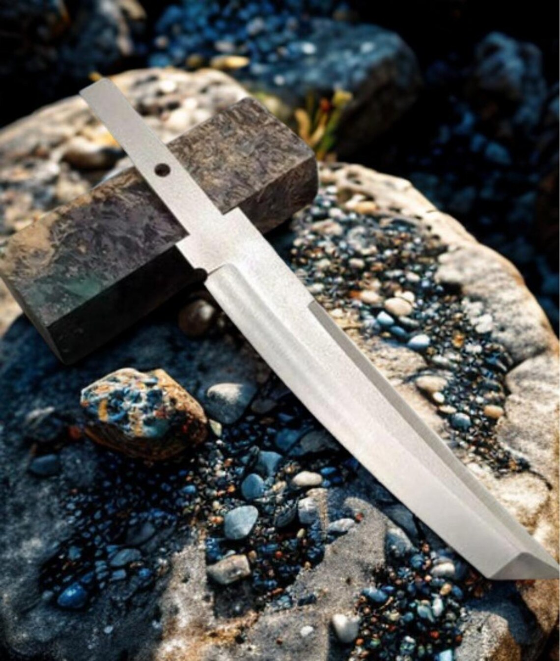 Böhler N690 Stainless Steel Tanto Blade Blank – Knife Making Profile ...