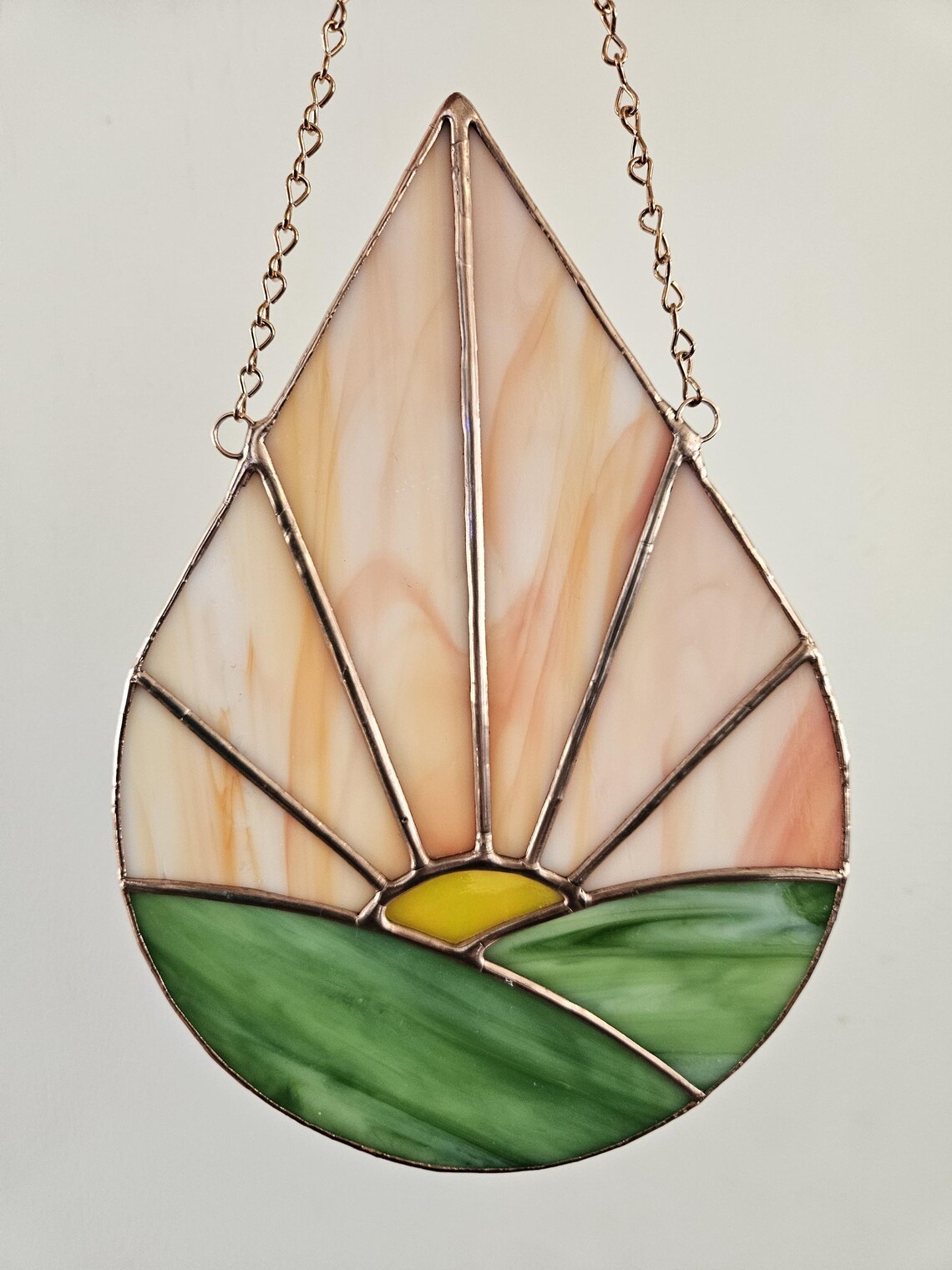 Digital Pattern for Sundrop Sun Rays Stained Glass Suncatcher ...