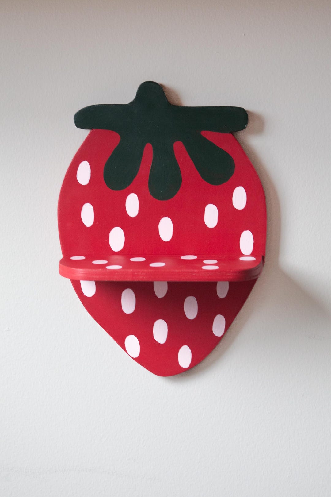 Strawberry Shaped Trinkets Shelf - Fruit Shaped Shelf - Etsy