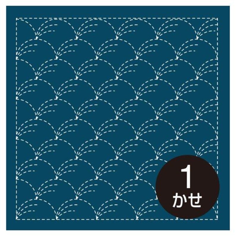 Sashiko Sampler Traditional Design Nowaki Navy SC-0201 - Etsy
