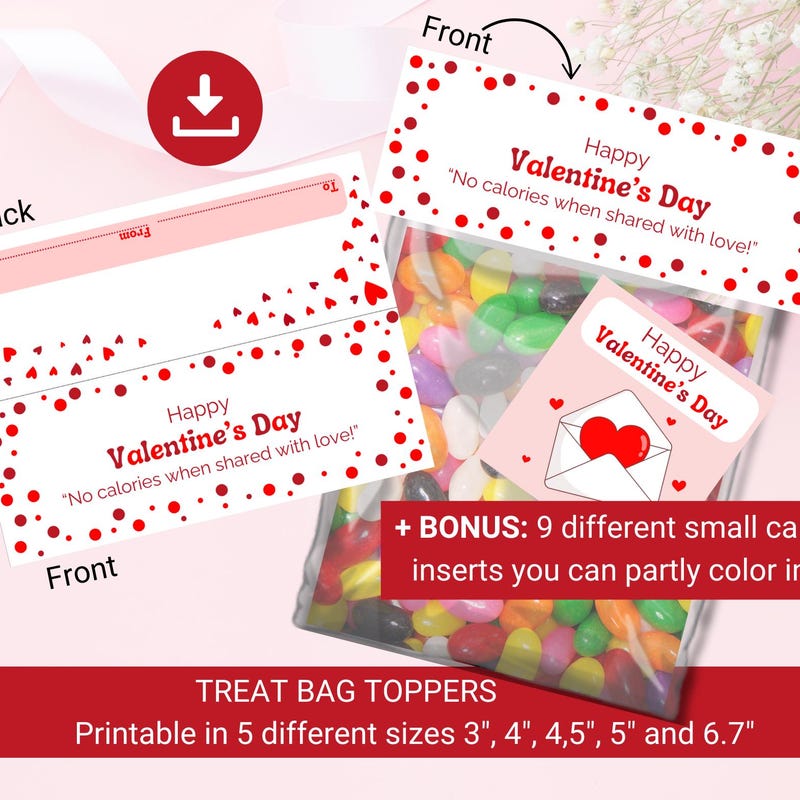 Candy Bag Toppers - Etsy