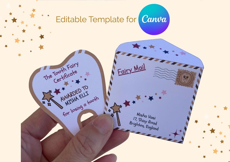 Tooth Fairy Letter, Tooth Fairy Certificate, Tooth Fairy Receipt, Tooth ...