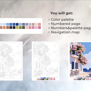 Paint by Number for Adult, Digital Color by Number, Printable Coloring ...